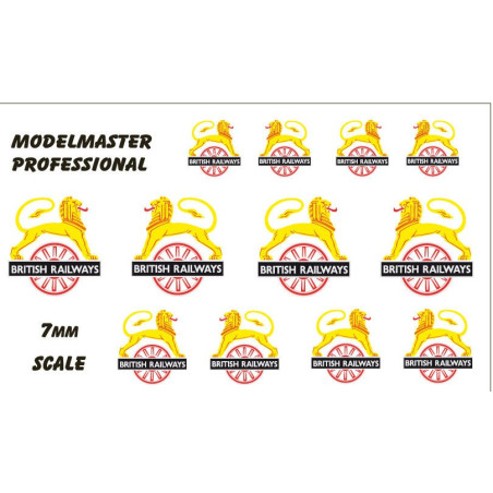 7M7041 Six pairs of B.R. 1948-1956 Loco Emblems